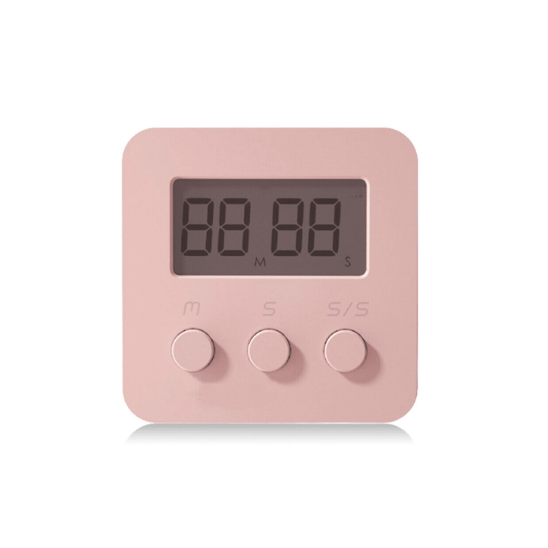 Peach LCD Mini Digital Timer – Eyebrow Ink Shop