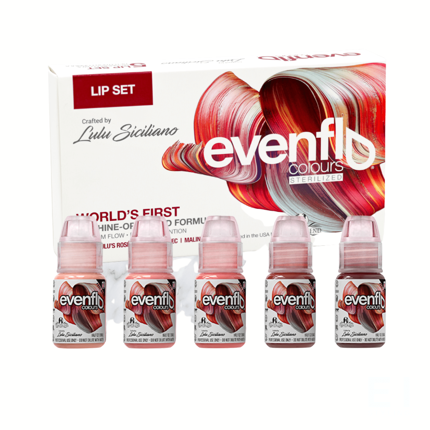 Evenflo Lip Set (5pcs x 15ml) – Eyebrow Ink Shop