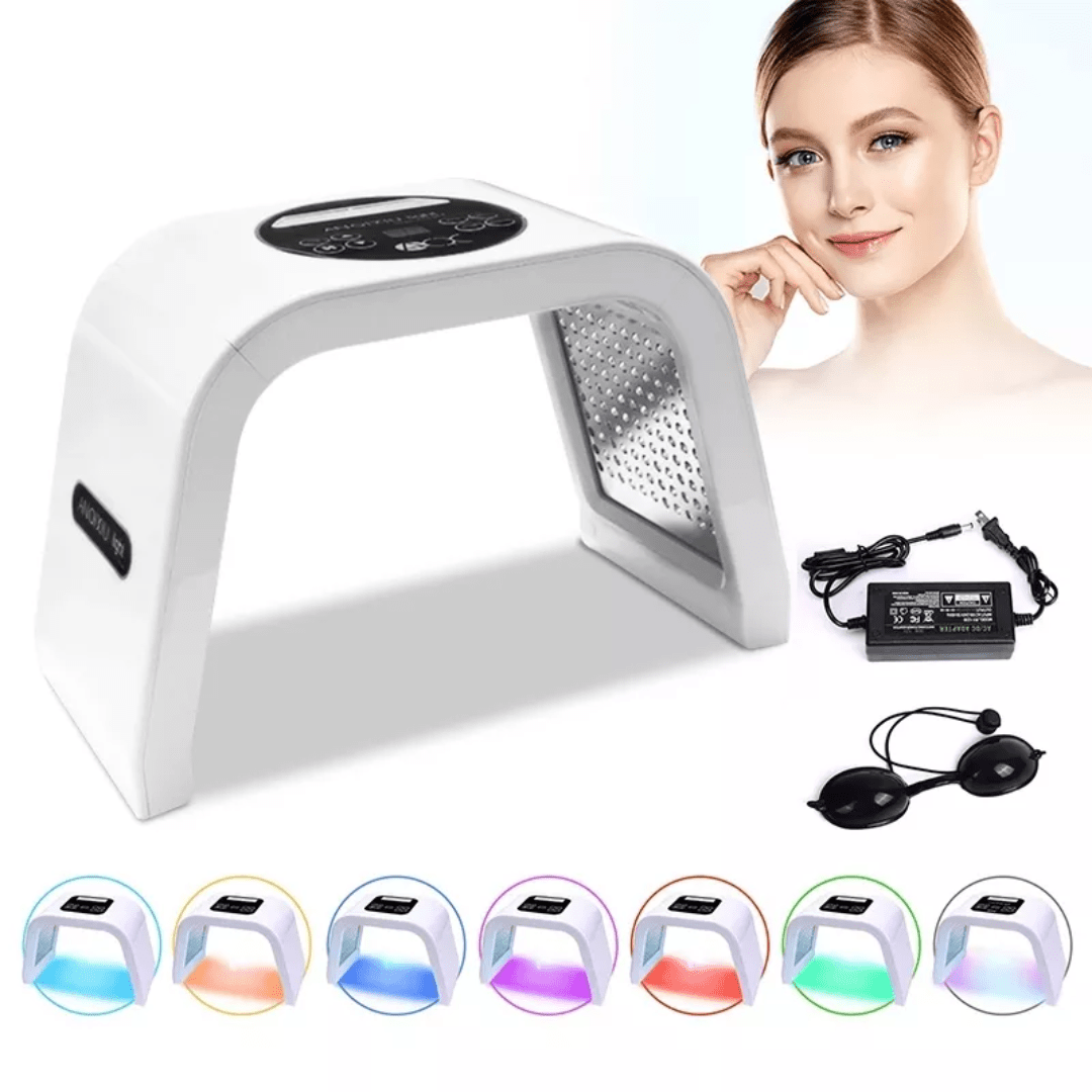 Portable PDT LED Facial Light Therapy Machine (7 Colours) – Eyebrow Ink ...