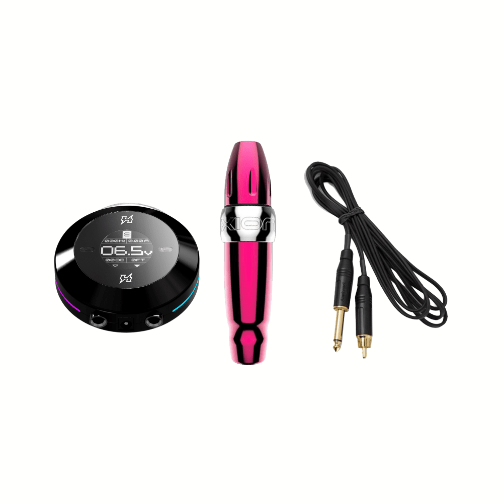 Pink - Spektra Xion S Rotary Machine (Essential Kit) – Eyebrow Ink Shop