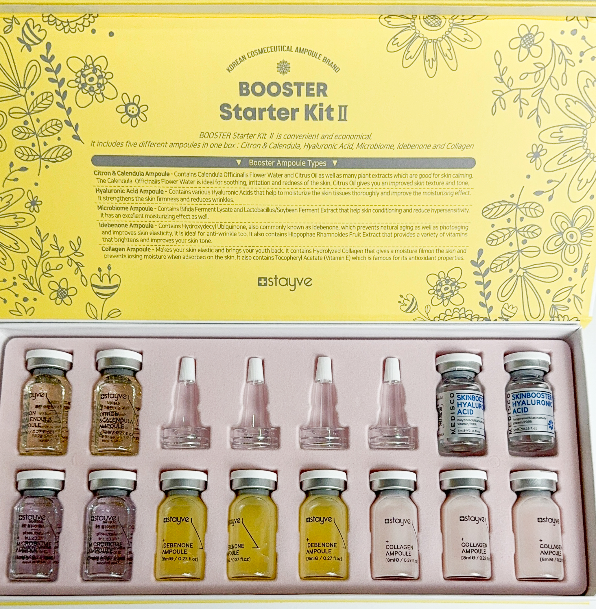 *AUTHENTIC* Stayve Booster Kit II Serum (12pcs x 8ml) – Eyebrow Ink Shop